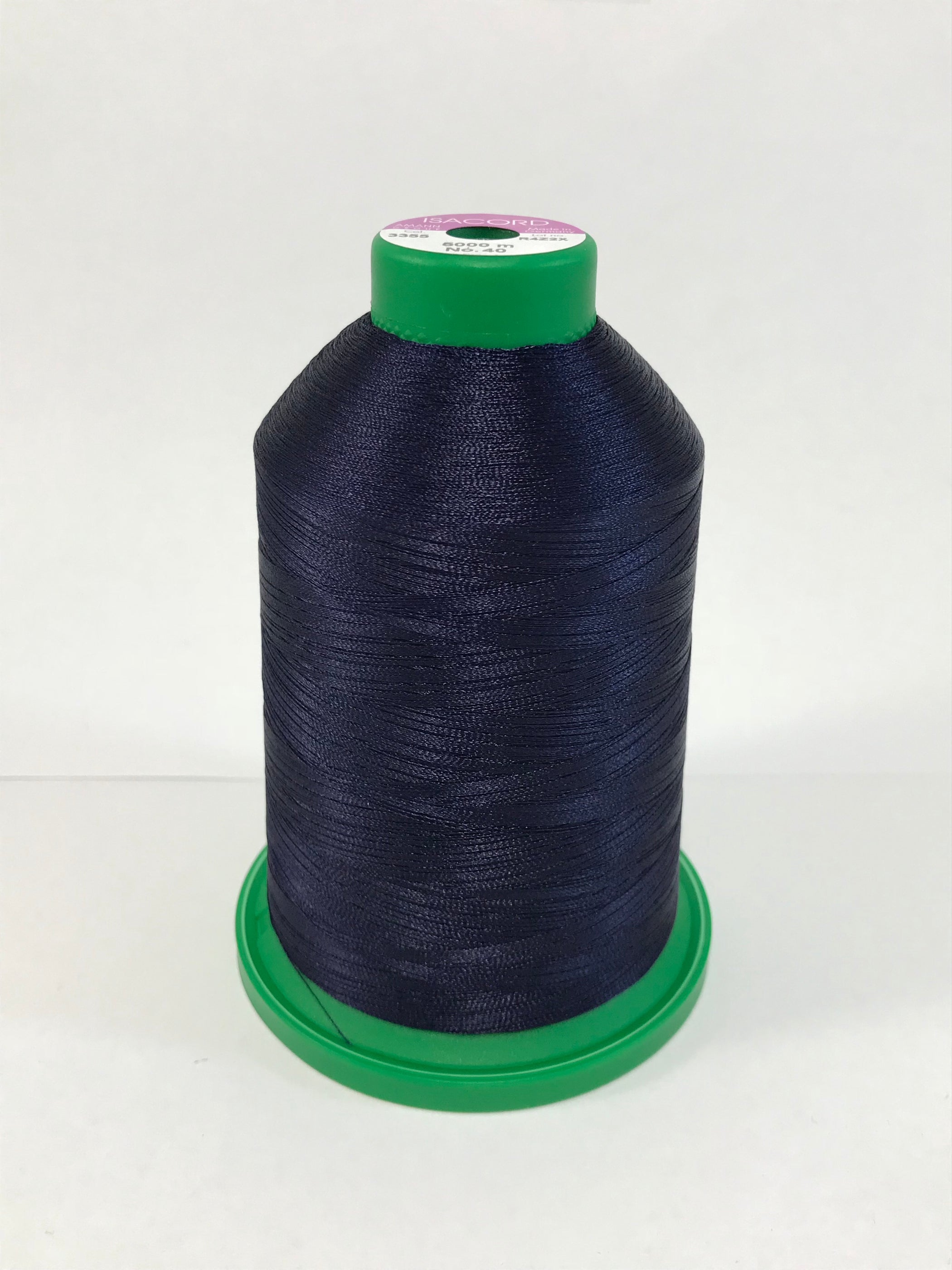 3355 - DARK INDIGO - ISACORD EMBROIDERY THREAD 40 WT - Premium ...