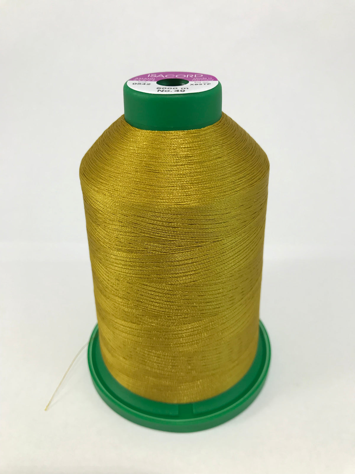 0542 - OCHRE - ISACORD EMBROIDERY THREAD 40 WT - Premium Embroidery ...