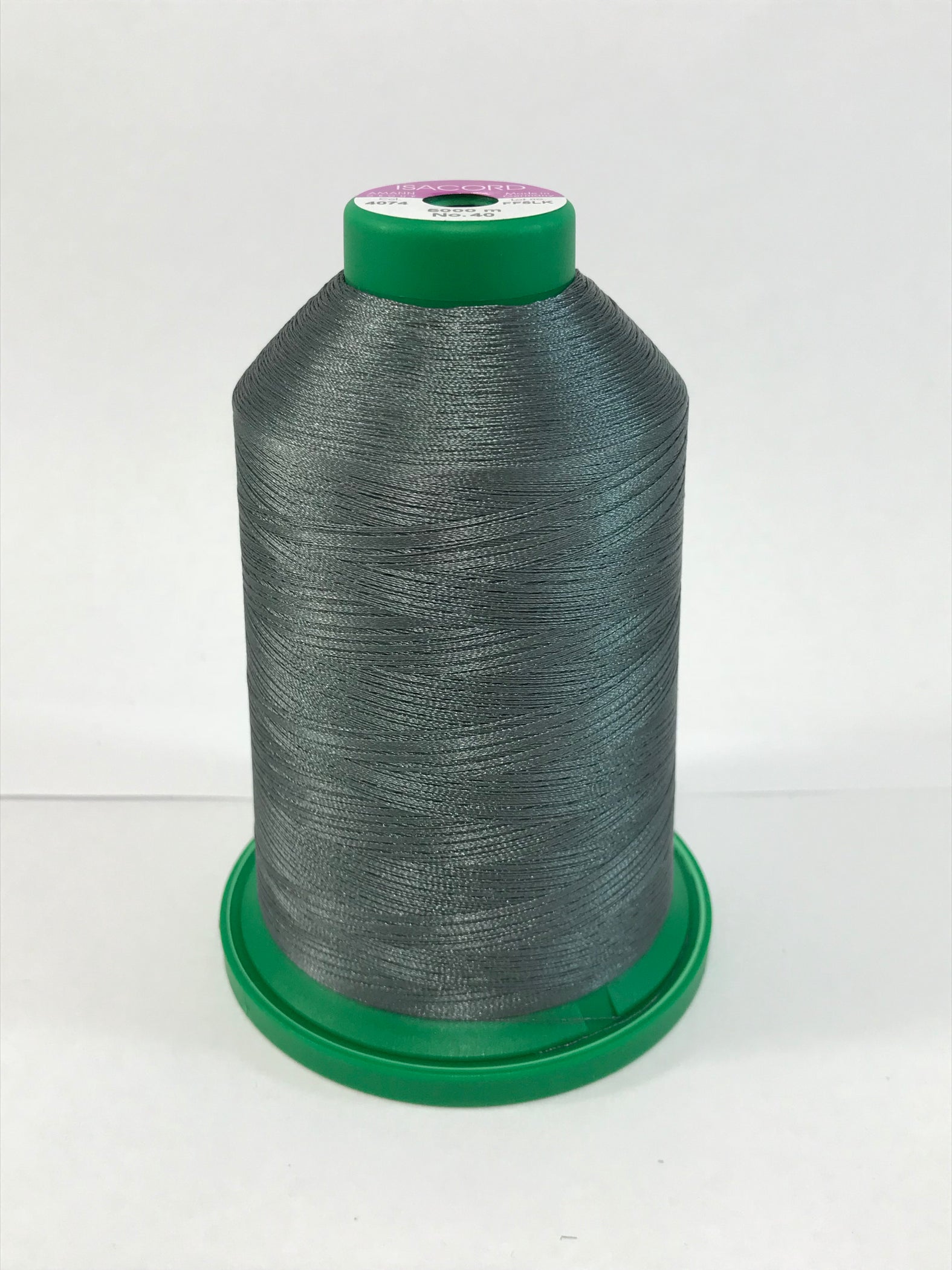 4074 - DIMGRAY - ISACORD EMBROIDERY THREAD 40 WT - Premium Embroidery ...